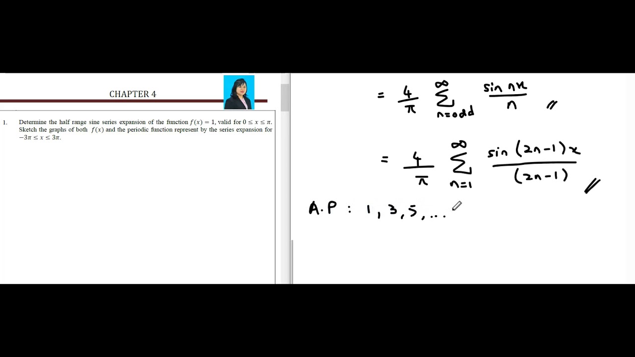 Fourier Half Range (Part 1)- Tutorial - YouTube