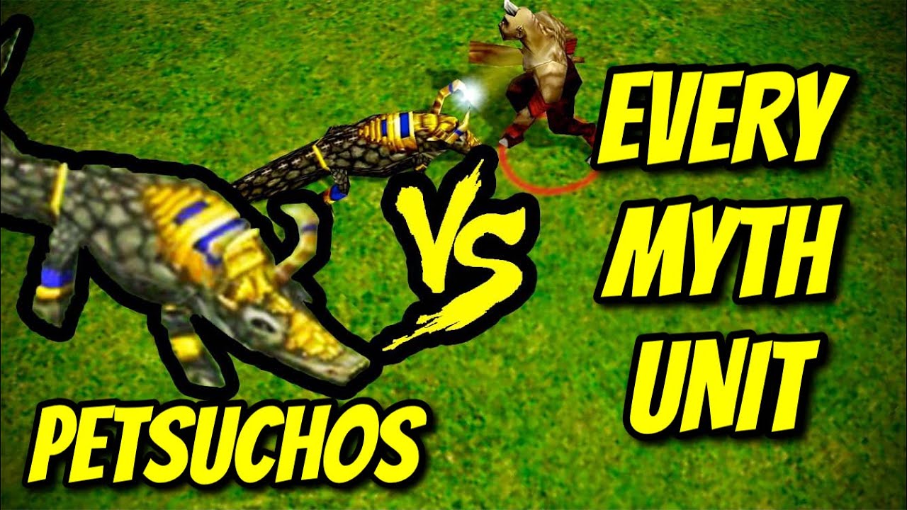 PETSUCHOS vs EVERY MYTH UNIT | Age of Mythology - YouTube