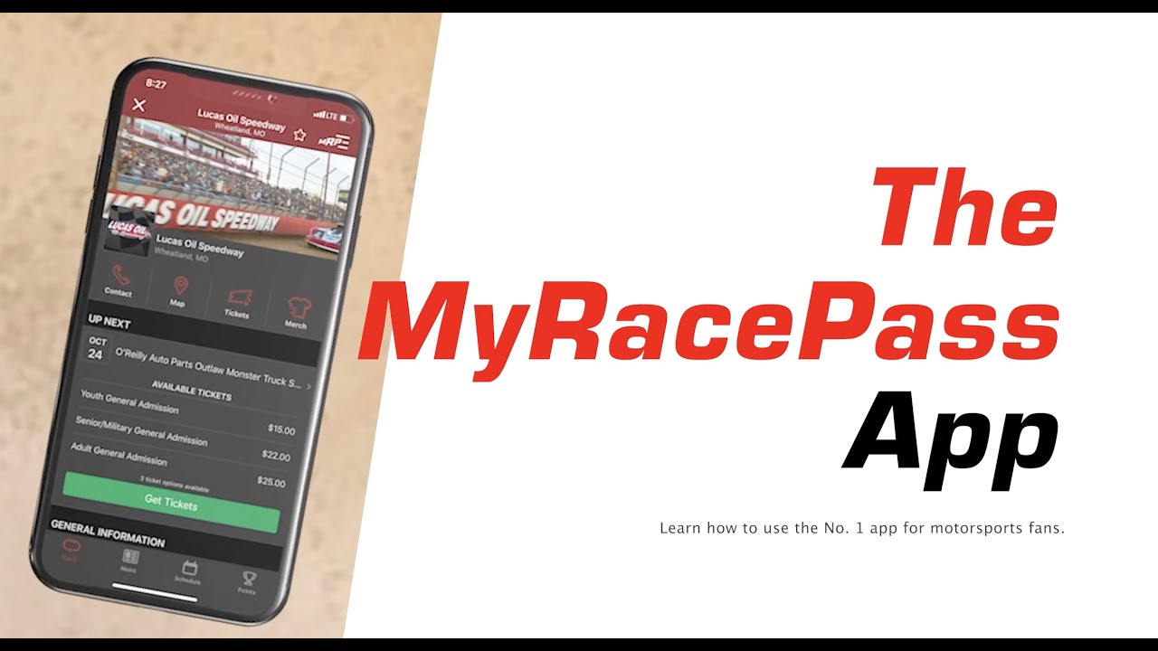 Welcome to the MyRacePass app! - YouTube