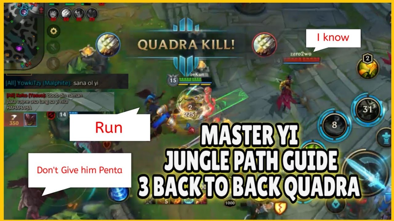 JUNGLER PATHING GUIDE FOR MASTER YI | LOL WILD RIFT BETA - YouTube