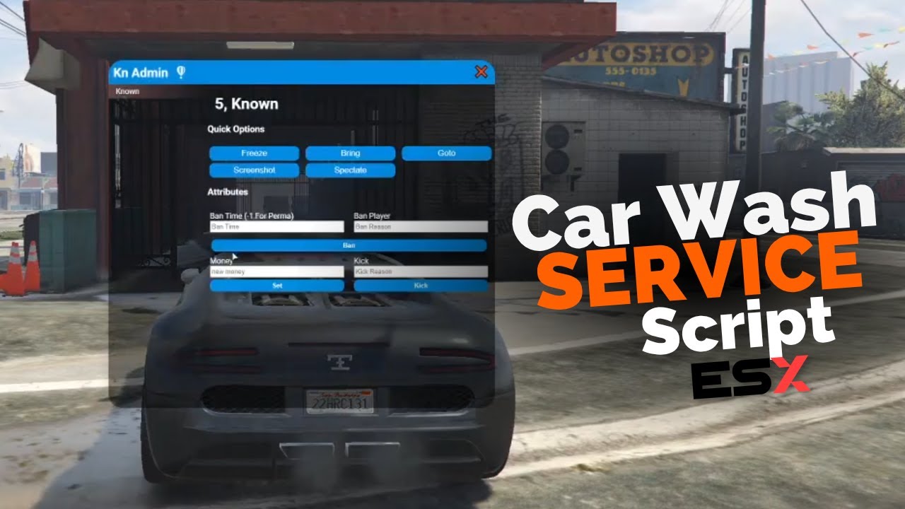 [ESX] | ESX Car Wash Script – Vehicle Washing Services & Easy Setup ...