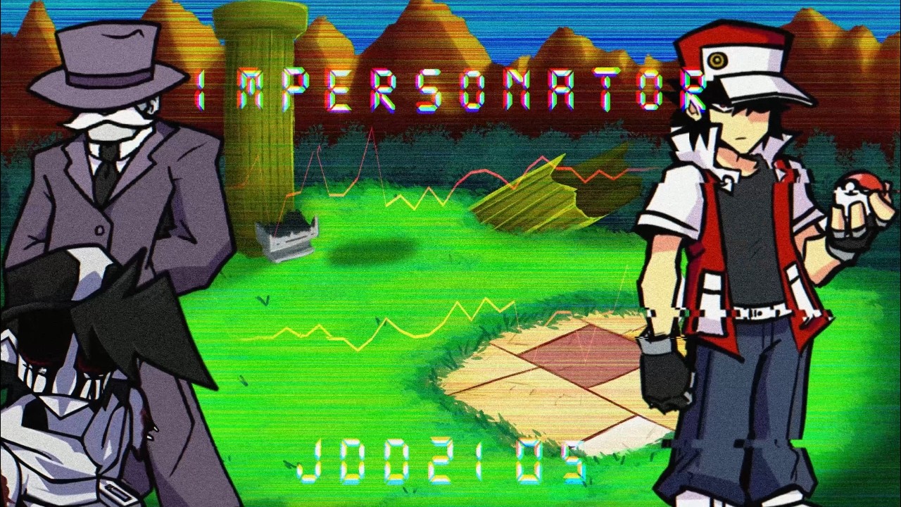 Impersonator FNF Cover - Beelze, Gold and Glitchy Red - YouTube