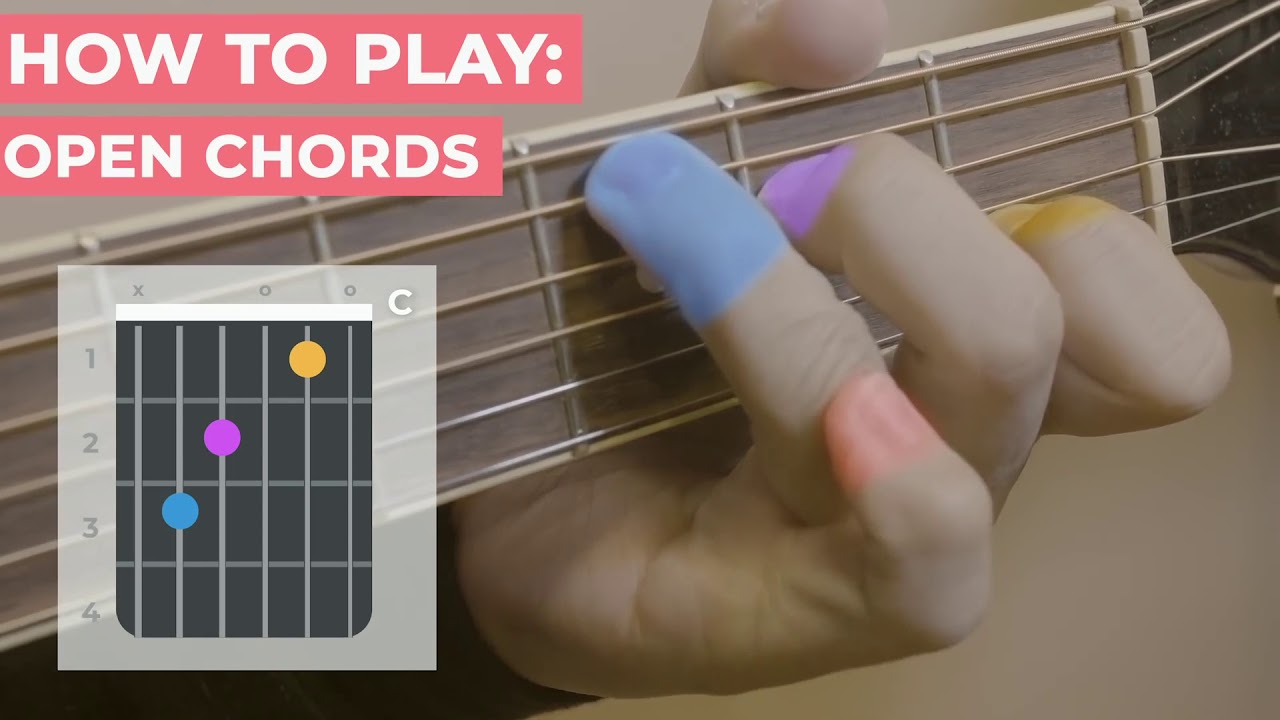 How to play open chords. landscape - YouTube