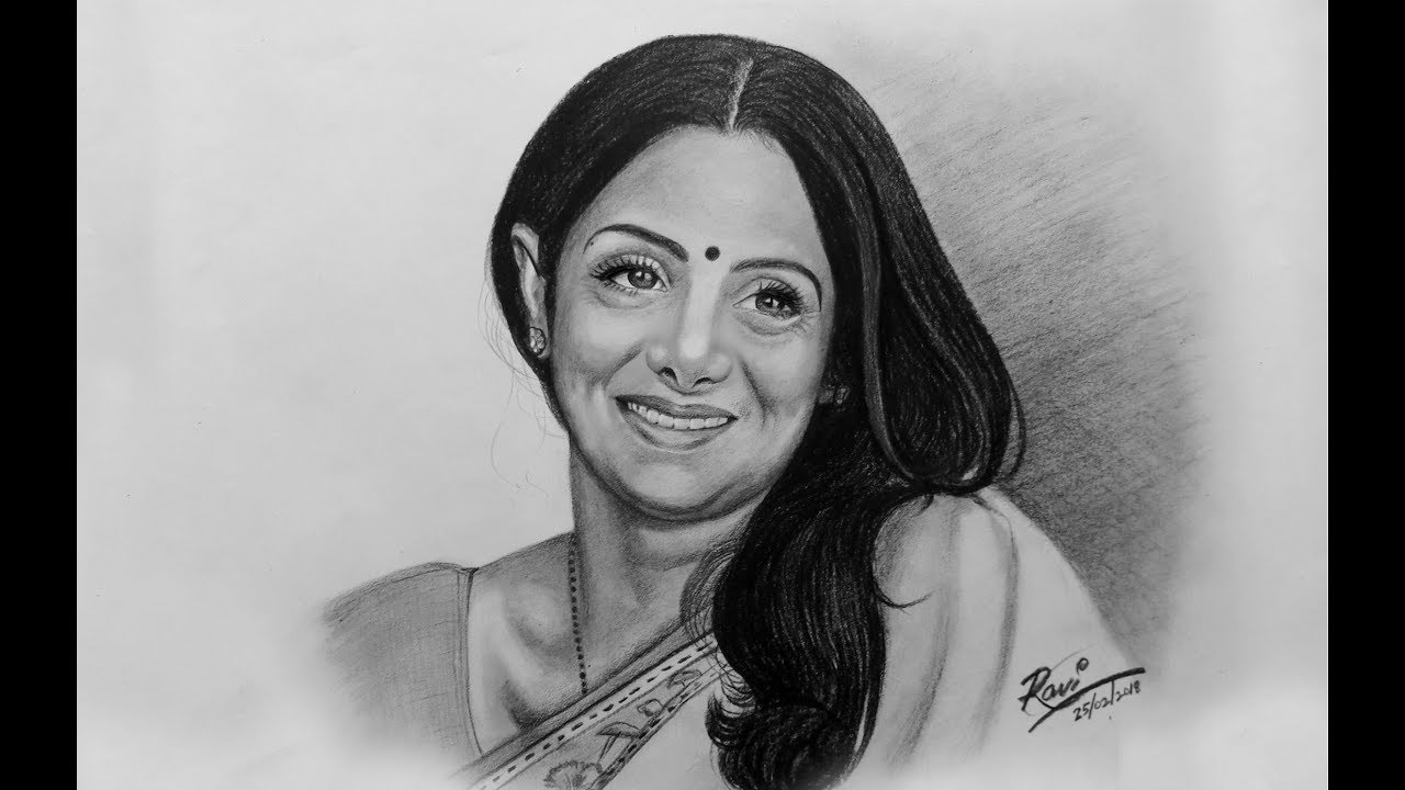 Sridevi Pencil Sketch: A Journey Through Her Memories