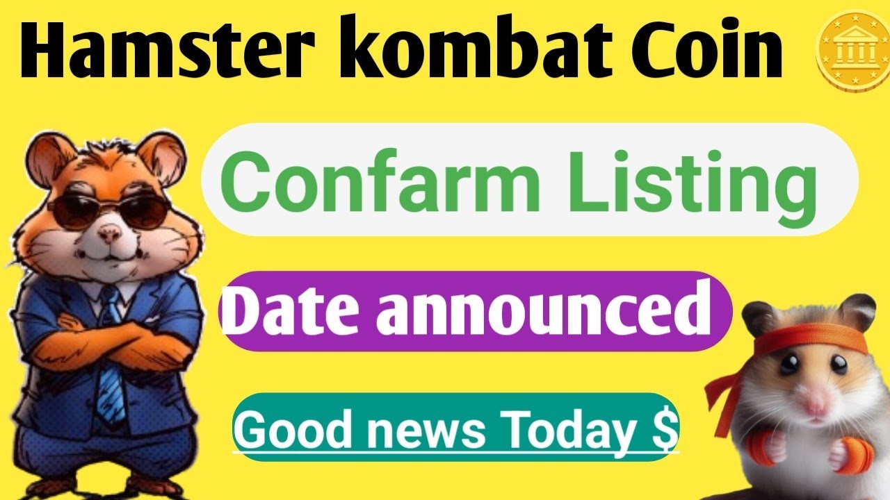 Hamster kombat listing date announced🥳 || Hamster coin sell buy ...
