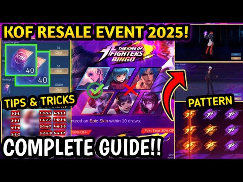 RELEASE?! NEW MLBB X KOF EVENT 2025 | TIPS & TRICKS TO GET KOF SKINS ...