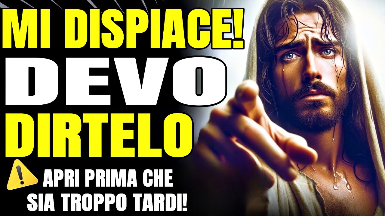 MI DISPIACE! DEVO DIRTELO. APRI PRIMA CHE SIA TROPPO TARDI! - YouTube