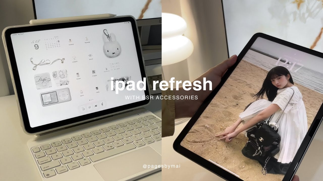 ipad refresh ft. esr accessories: back to school prep, what's in my bag ...
