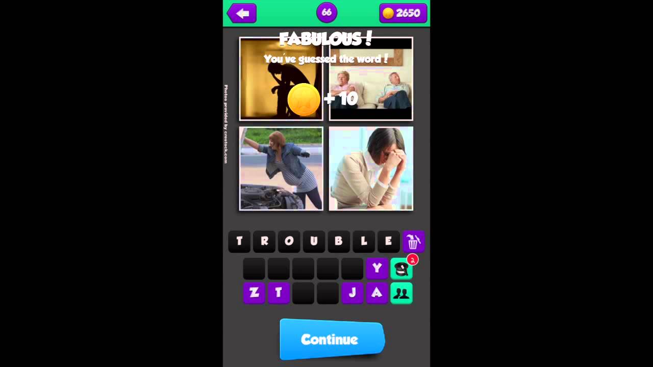 Pic The Word - Level 66 Walkthrough - Find The Common Word Answers ...