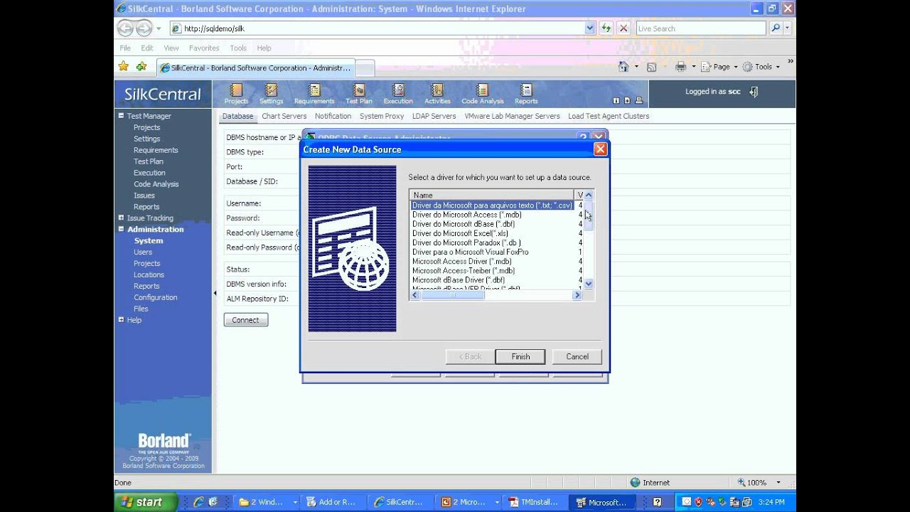 How-To: SilkCentral Test Manager - Trial Setup (Install, DB connect ...