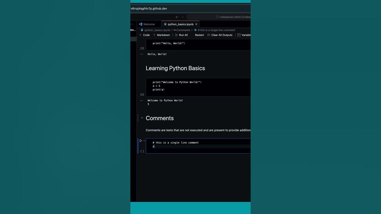 What Are Single Line Comments In Python Comments Python Part 2 Shorts Coding Youtube