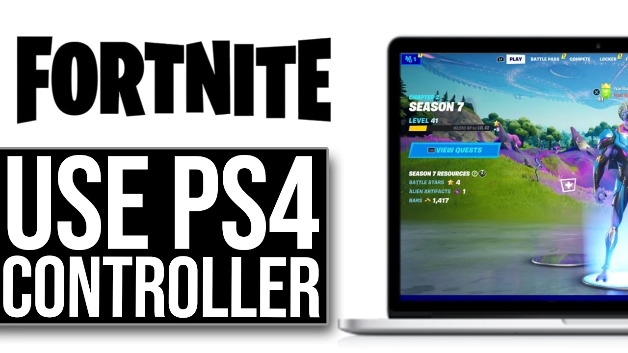 How To Play Fortnite On Pc With Ps4 Controller (EASY!) - YouTube