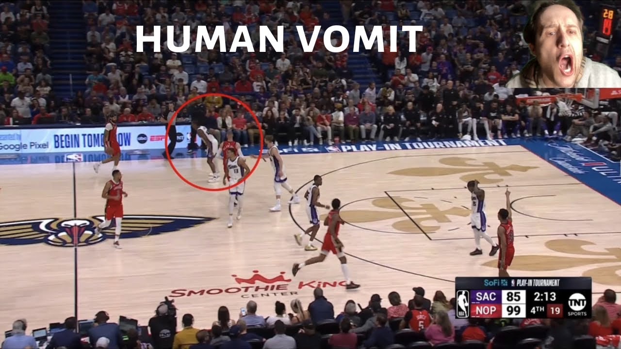 KINGS human pile of vomit coaching vs. PELICANS | PLAY-IN - YouTube