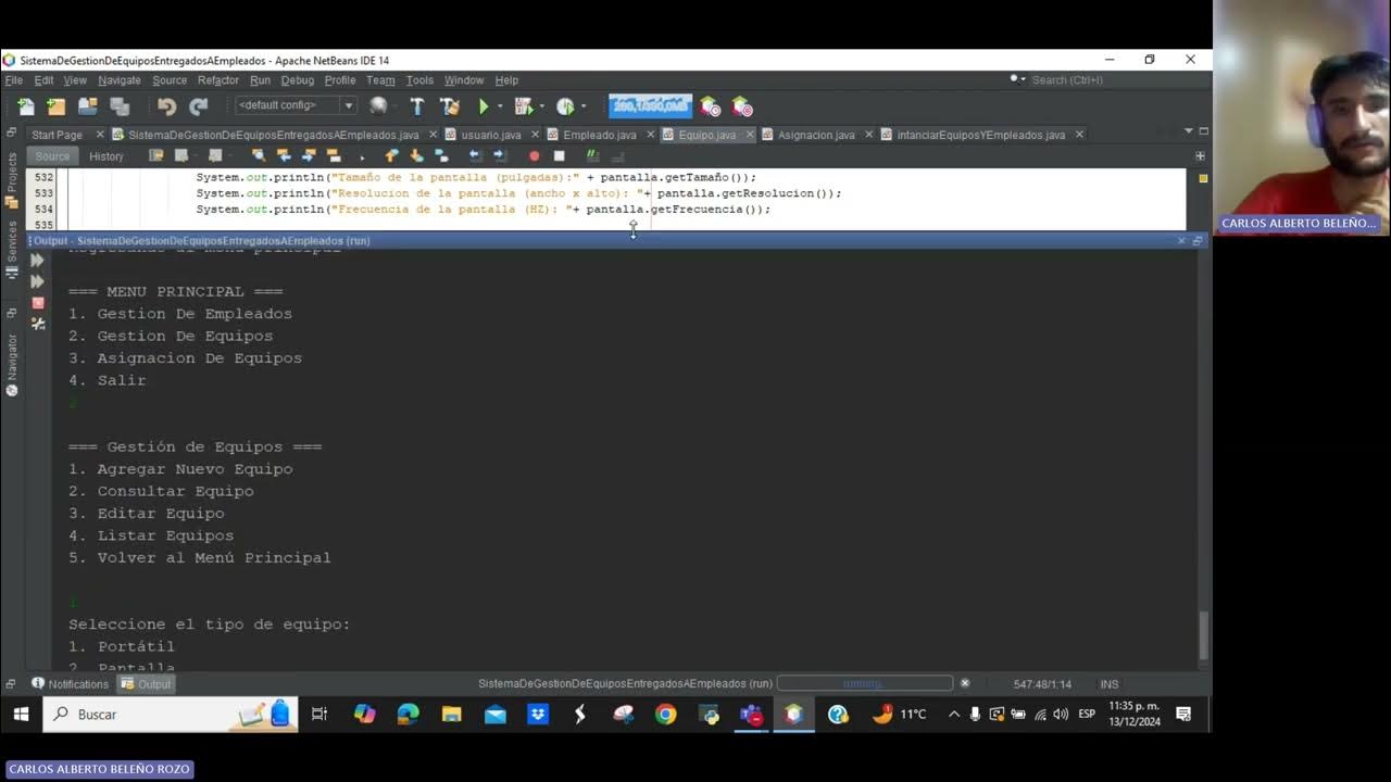 Actividad 6 Entrega final del proyecto - Programación orientada a objetos - YouTube