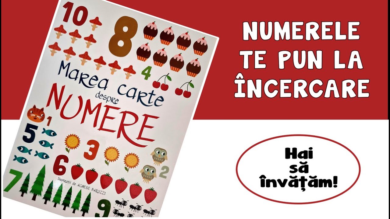 Învățăm să numărăm! | Marea carte despre numere (editura Litera ...