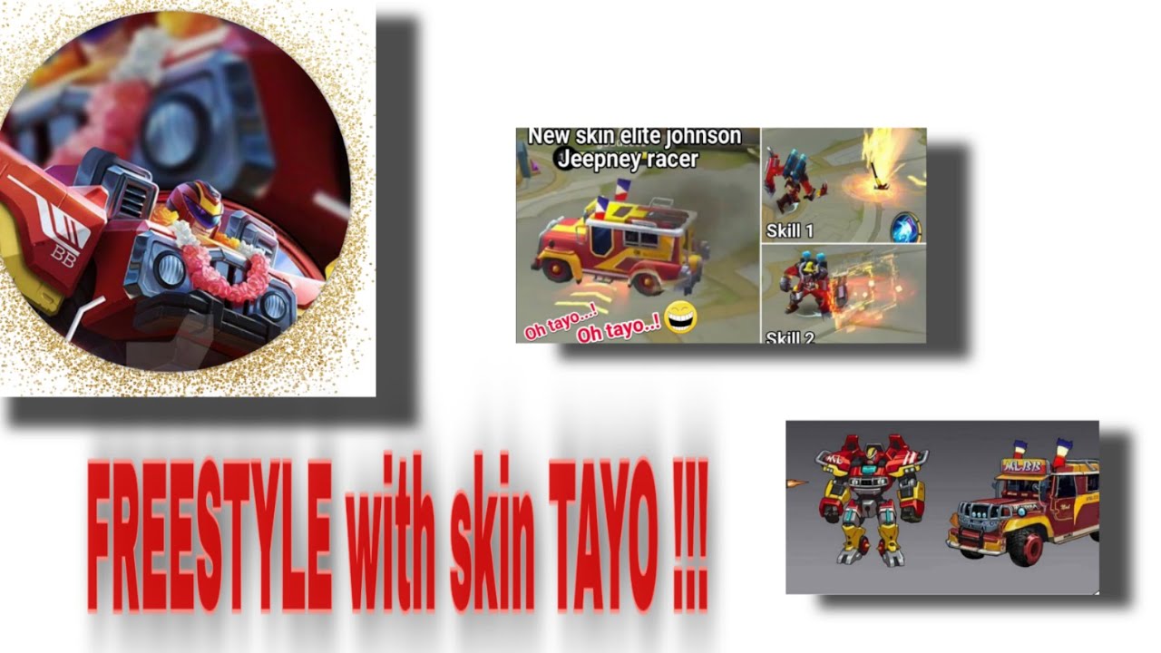 Freestyle JOHNSON with skin jeepney racer - YouTube