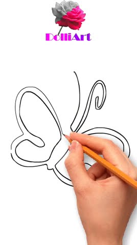 DIY Miniature How to draw beautiful butterfly 3 mini Art gellary ...