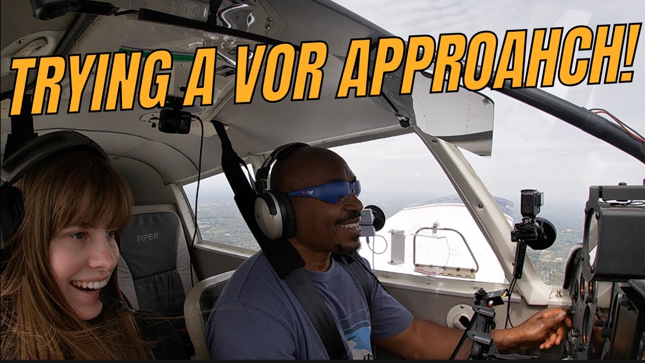 Trying a VOR Instrument Approach! - YouTube