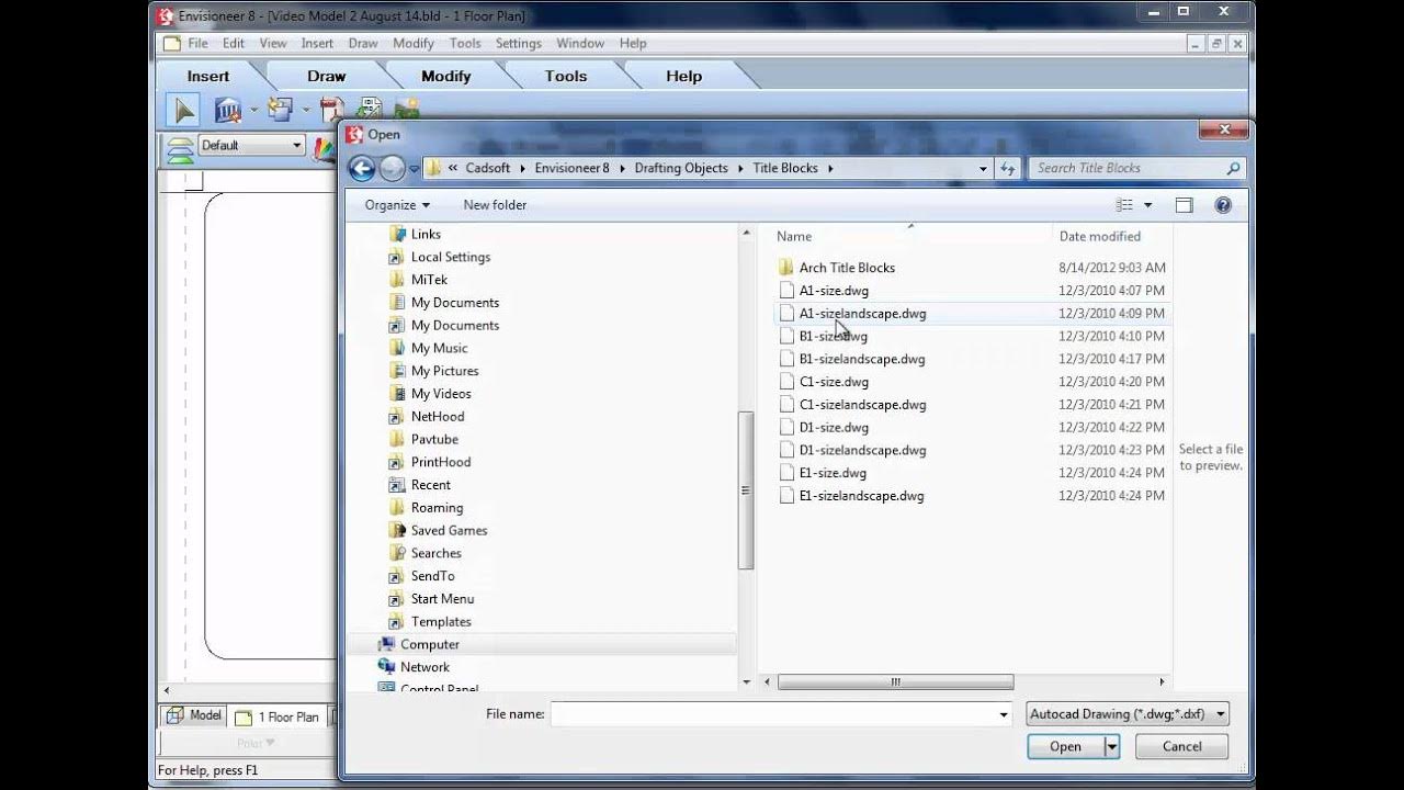 Envisioneer Tooltip - Using Different sizes of titleblocks - YouTube