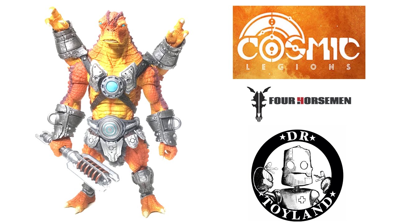 Kraggnar Cosmic Legions Four Horsemen - action figure Mythic toy review ...
