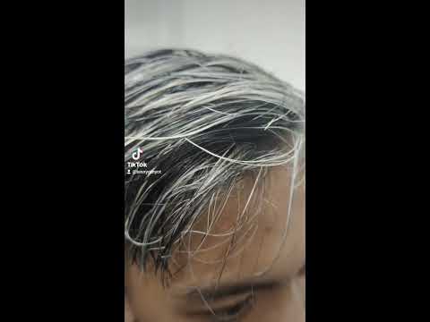 Cara semir rambut sampai putih /highlight rambut - YouTube