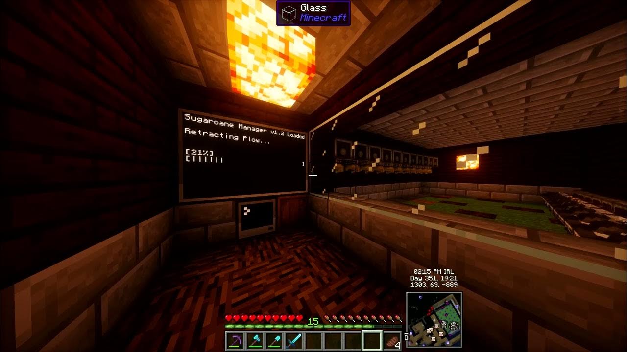 Minecraft - Semi-automated sugarcane farm using Create and Computercraft - YouTube