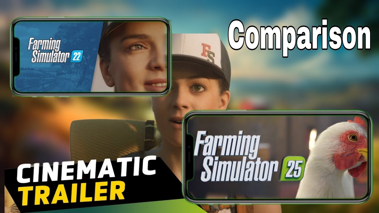 Farm Sim25 Cenimatic Trailer vs Farm Sim 22 Cenimatic Trailer ll Farming Simulator 25 ll - YouTube