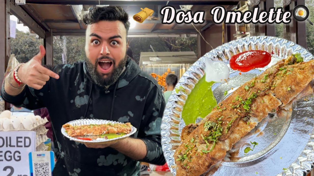 🤩 Dosa Omelette 🍳 || 🫔 South Indian Food With Egg 🥚 || Foodie by birth ...