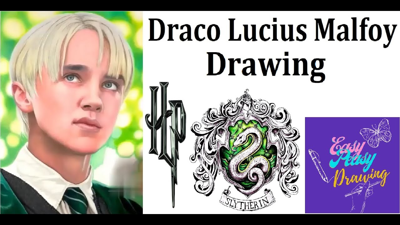 How To Draw Draco Lucius Malfoy Sketch | ड्रेको लुसियस मालफॉय स्केच ...