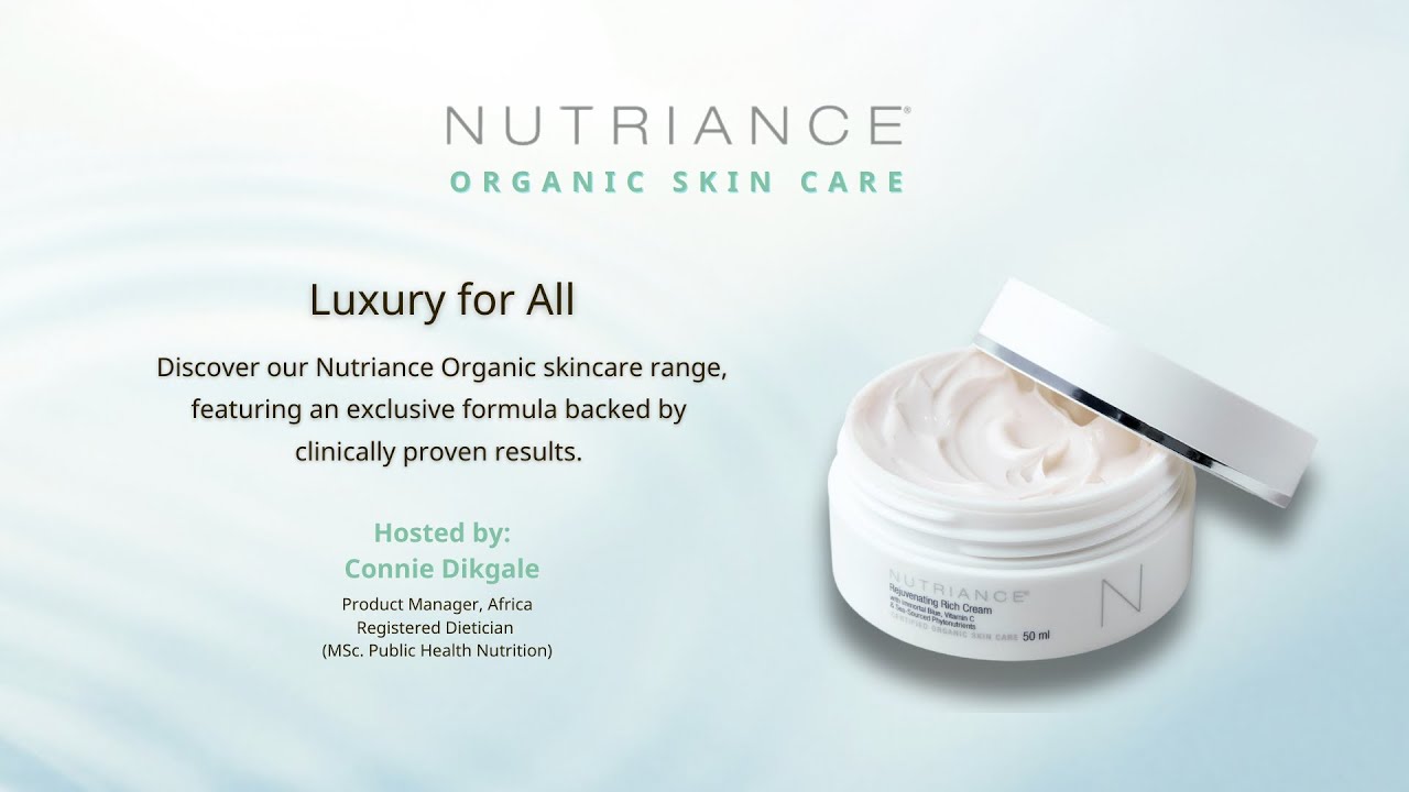 Nutriance Organic Skincare - YouTube
