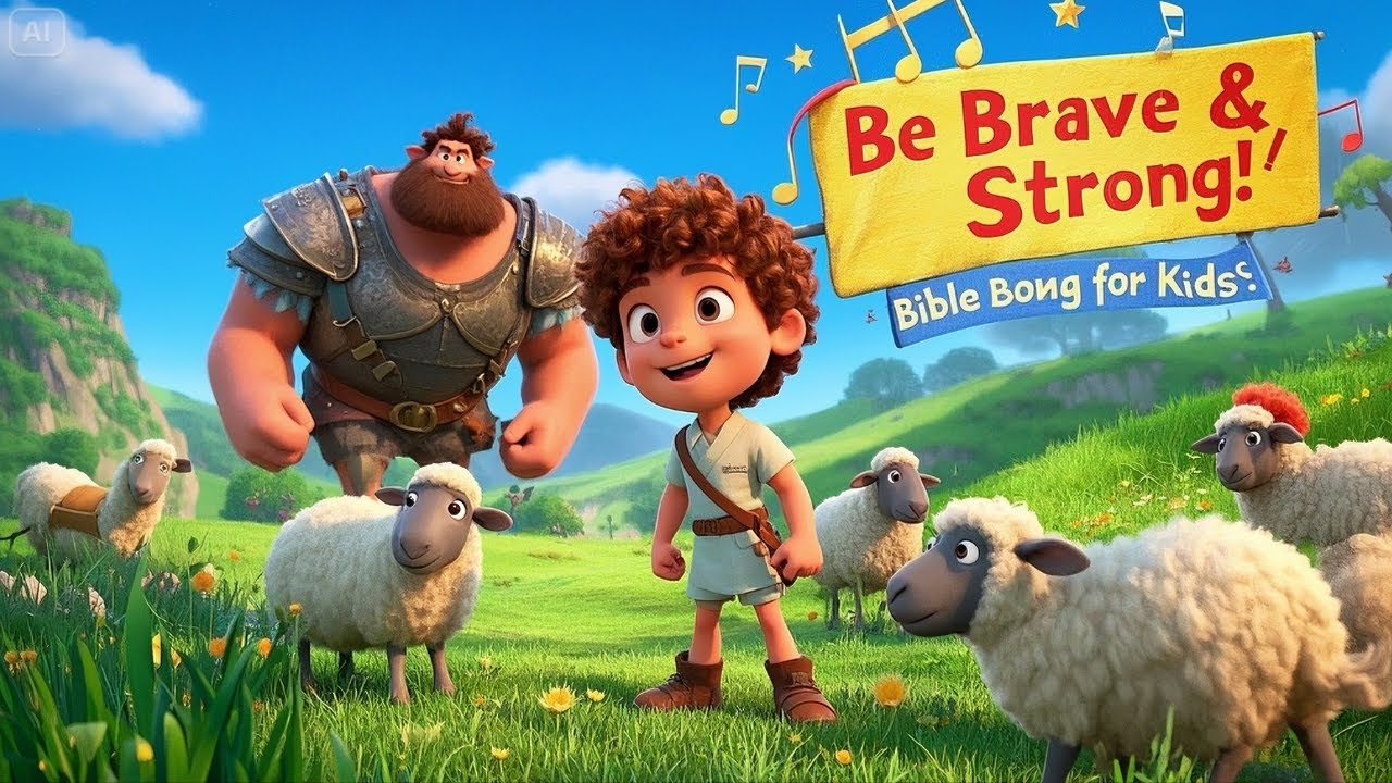 David and Goliath – Brave and Strong! | Bible Story Song for Toddlers ...
