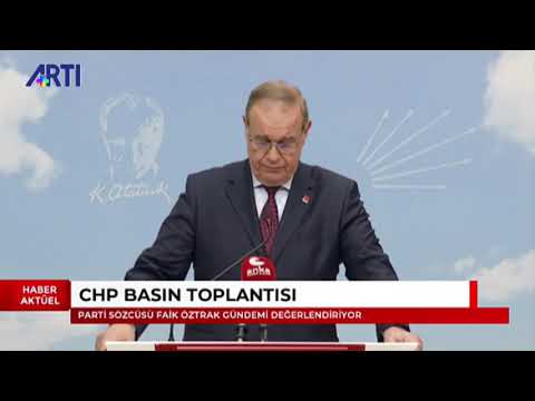 CHP Parti Sözcüsü Faik Öztrak: 10 aydır işsizlerin sayısı 4 milyonu aştı!