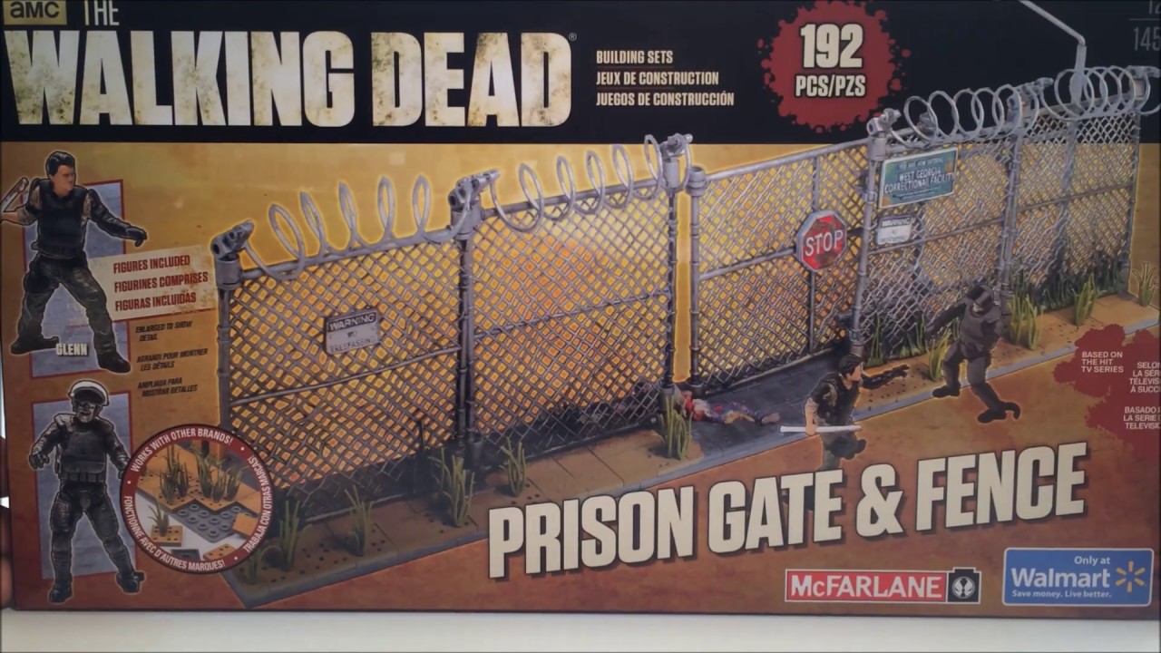 Unboxing: TWD prison gate & fence - YouTube