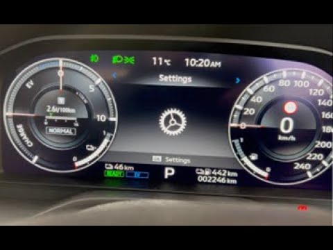 Outlander PHEV 2022 2023 Driver Display Complete Review - YouTube