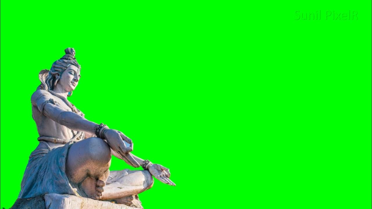 Lord Shiva ji Green Screen Video Free | Shiv ji Green backgroung Video #greenscreen #free - YouTube