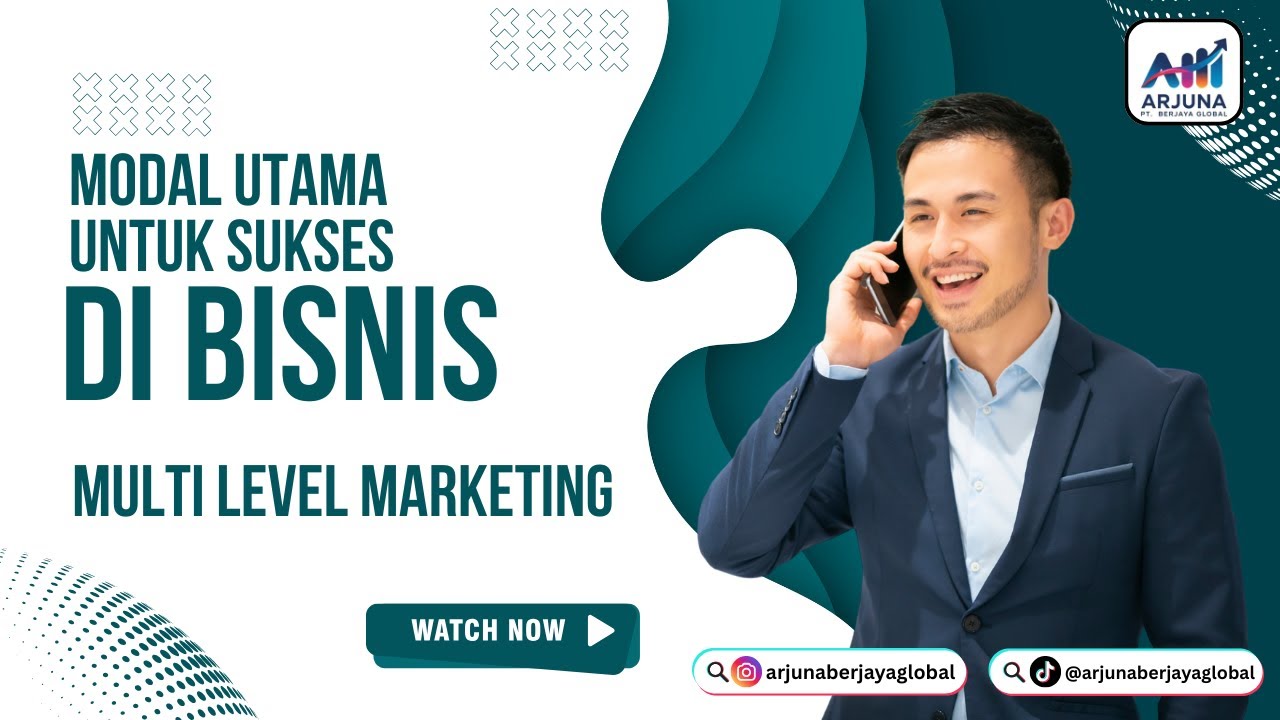 Modal utama untuk sukses di bisnis Multi Level Marketing | Apa Itu MLM ...