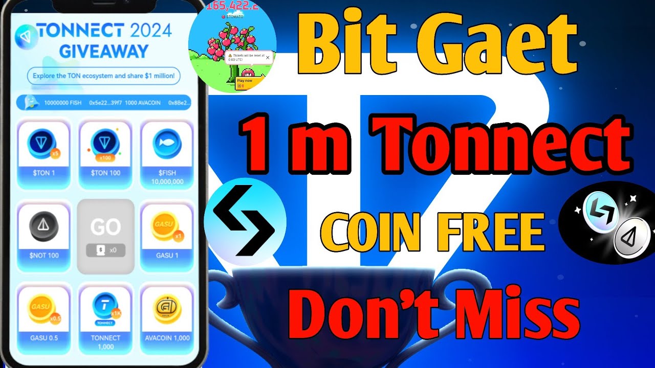 #Bitget Earn Free tonnect Coin Instant || Bitget Tap to Earn Mining App ...