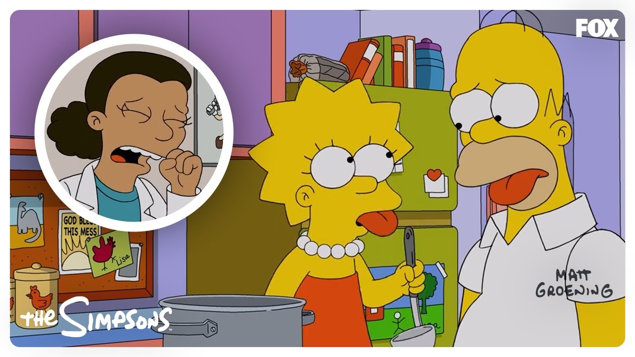 Homer And Lisa Visit The Doctor Due To Common Allergies | Season 33 Ep ...
