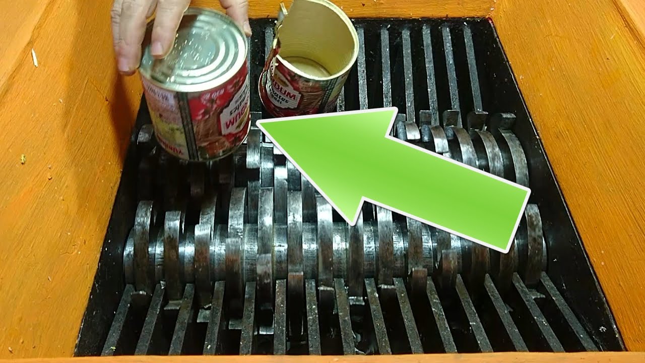 SHREDDER MACHINE! Shredding Hard and Soft Things! Oddly Satisfying ...