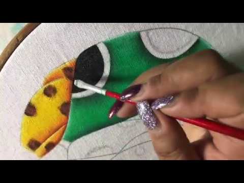 Pintura En Tela Africanita # 1 Con Cony - YouTube