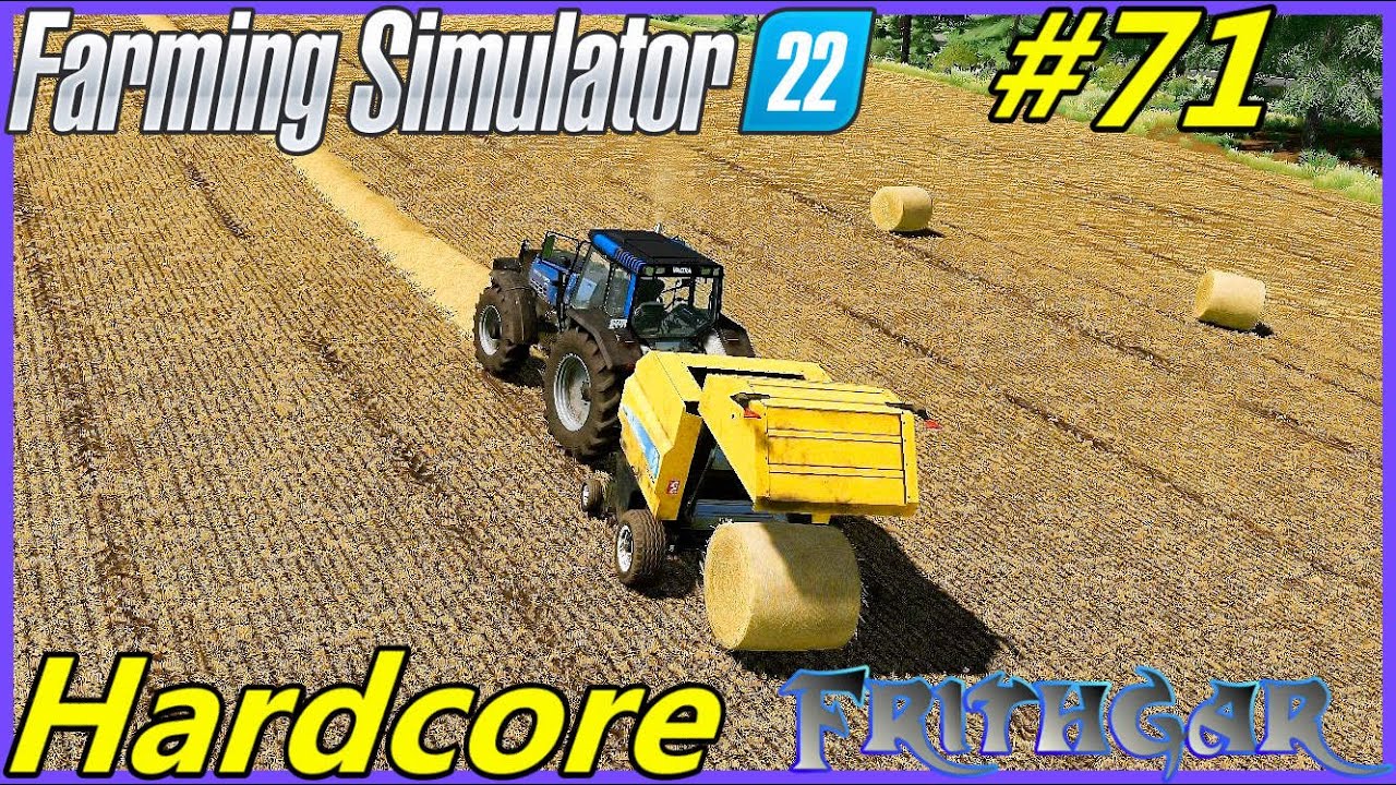 Let's Play FS22, Hardcore #71: Baling Up The Straw! - YouTube