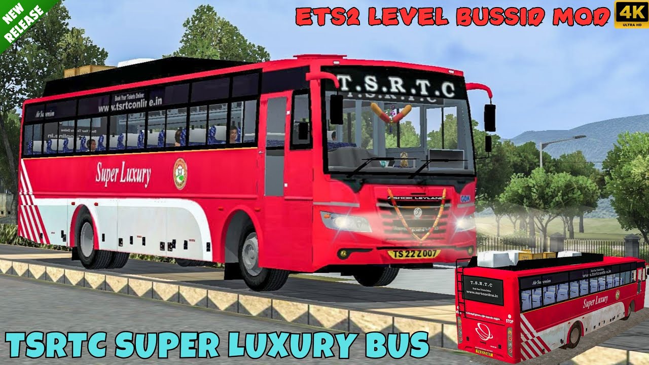 Realistic Tsrtc Ashok Leyland And Tata Bus Mod Download Bus Simulator Indonesia - YouTube