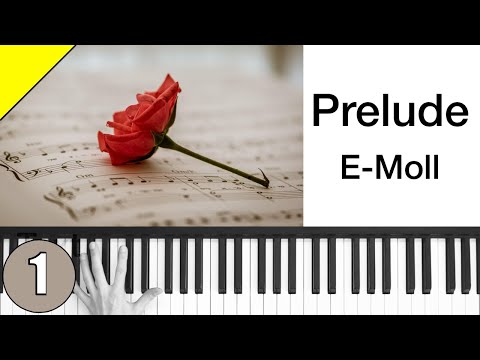 Chopin - Prelude in E-Moll - Piano Tutorial Teil 1