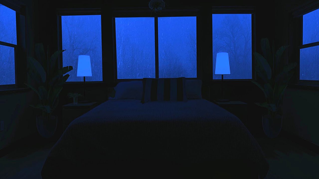 Extreme Cold Rain inside a Dark room | Sleep Aid is HERE | Get better ...