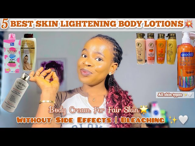 Types Of Skin Bleaching Products