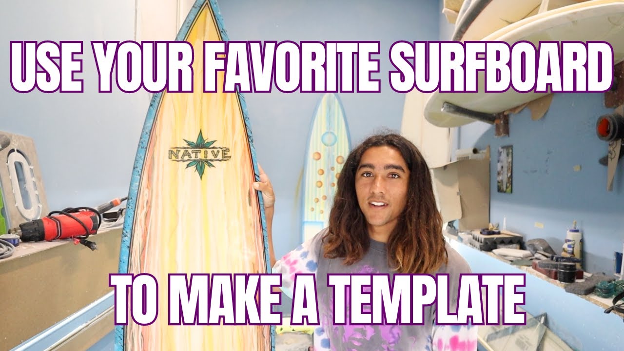 How to shape a surfboard; Making a template with Zack Flores - Part 2 ...