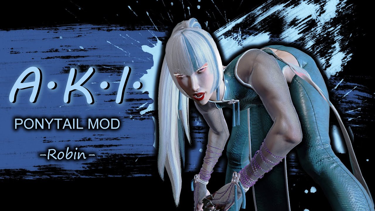 AKI ponytail mod - YouTube
