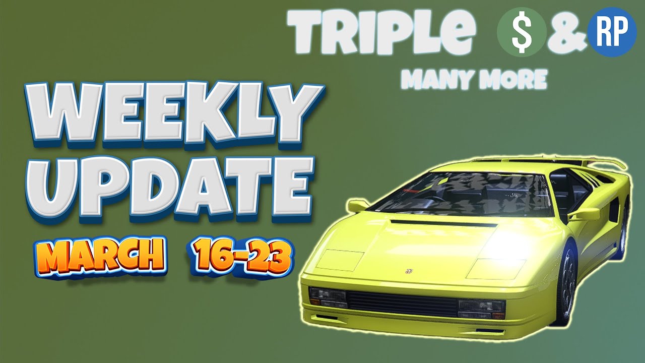 Triple Rewards, New Vehicle, Discounts & More | GTA Online Weekly ...