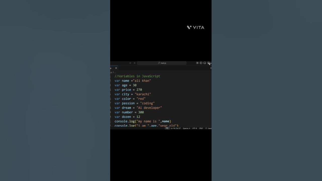 Variable in JavaScript - YouTube