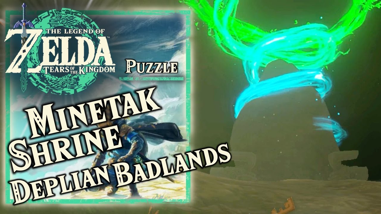 Zelda: Tears of the Kingdom - Minetak Shrine - Deplian Badlands Cave ...